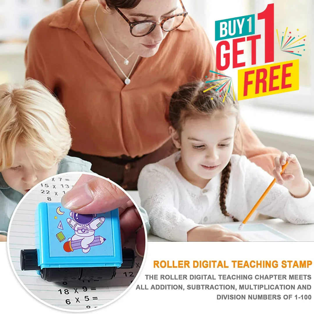 Roller Practice Number Stamp Tool Buy 01 & Get 01 Free | Kids ...